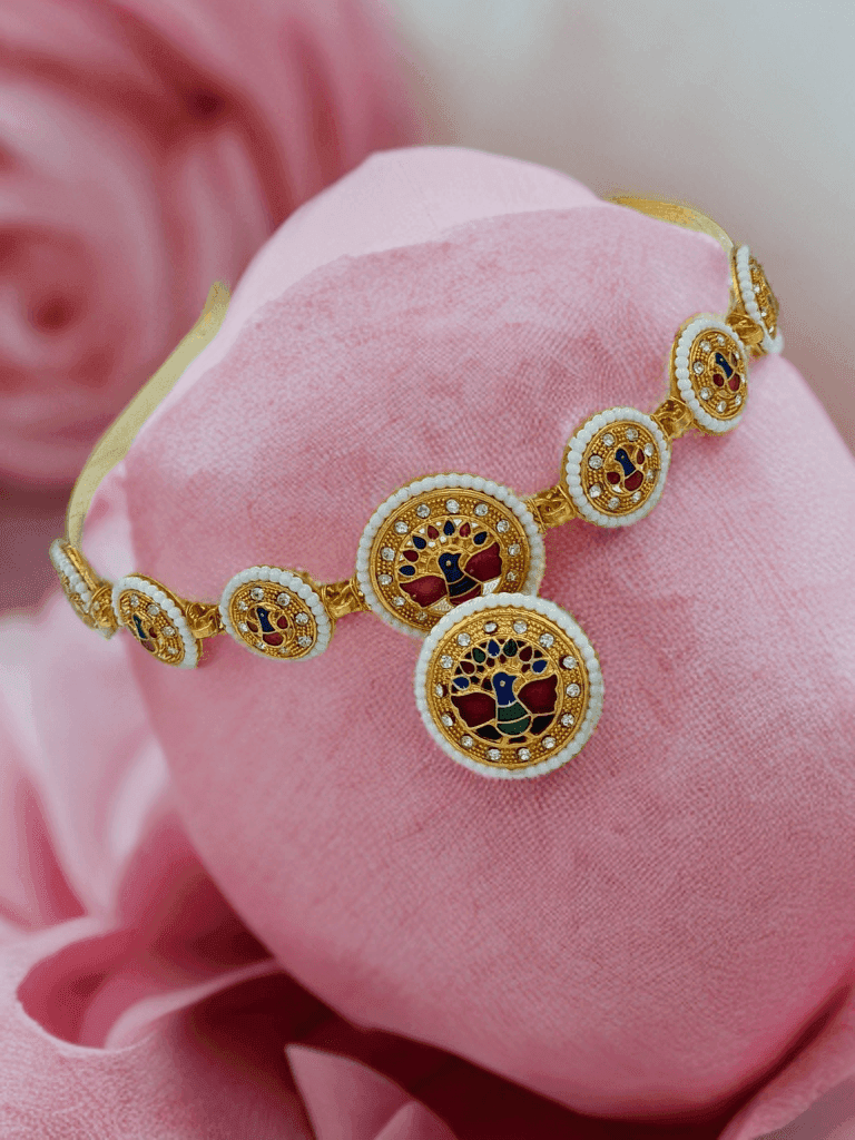 priyangkrita-by-freekart-hair-band-alloy-adjustable-kundan-rajputi ...